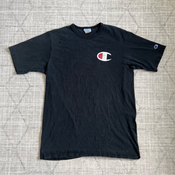 Champion | Shirts | Vintage 99s Champion Sportswear Mens Og Logo Black ...
